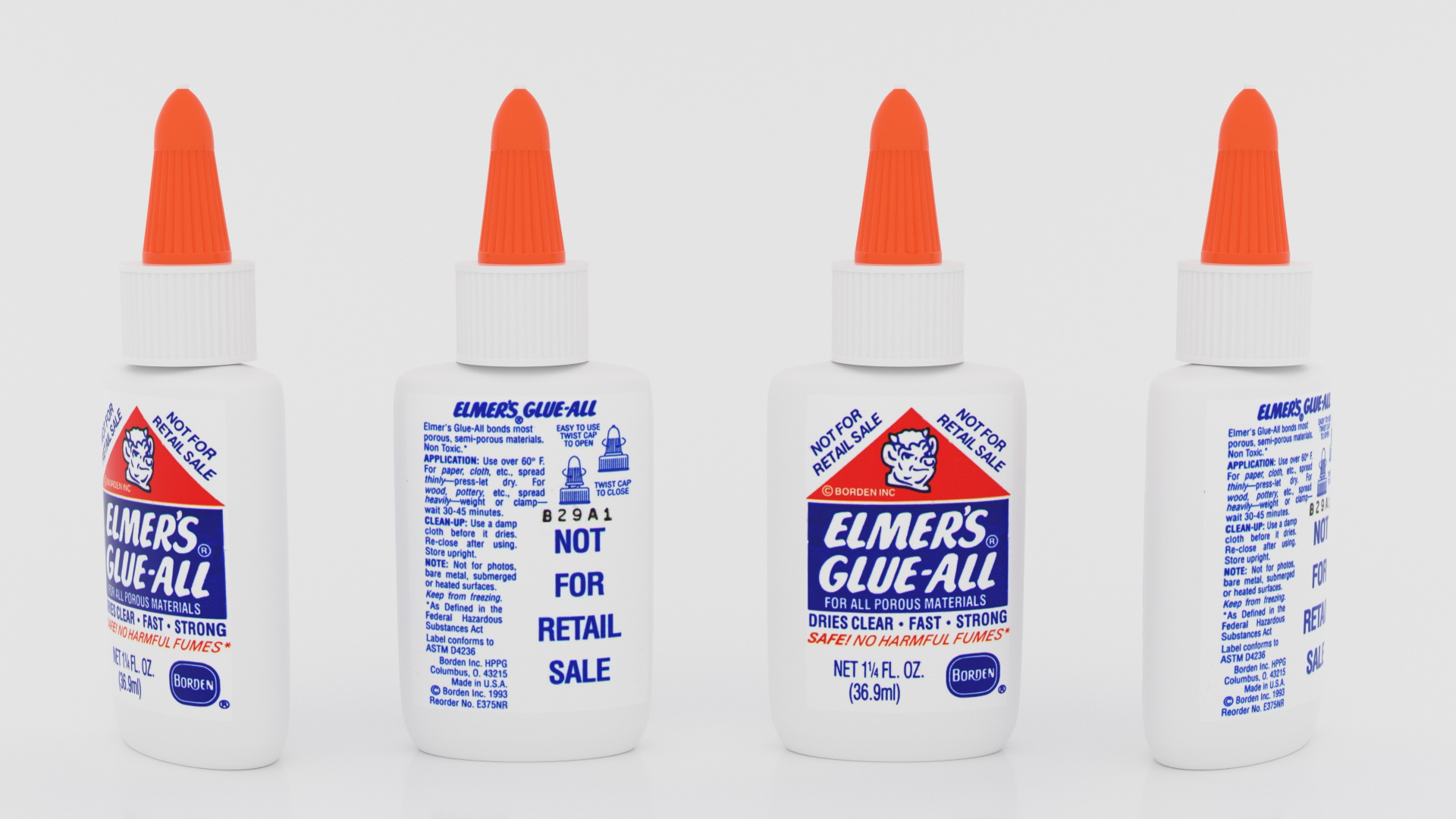 Elmers Glue Bottle – Revolt 3D – Stock HDRI – 3D – Video