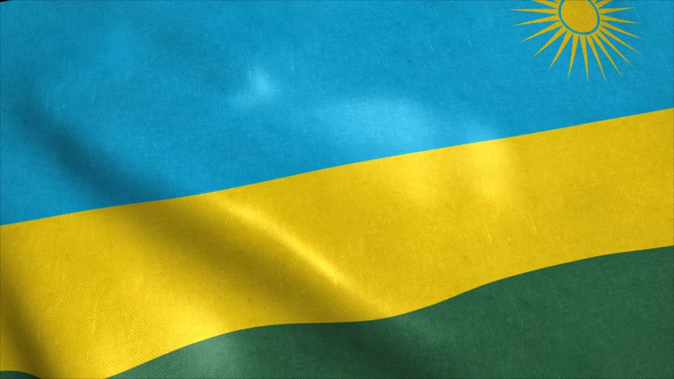 Rwanda Animated Flag – Revolt 3D – Stock HDRI – 3D – Video