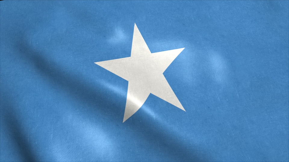 Somalia Animated Flag – Revolt 3D – Stock HDRI – 3D – Video