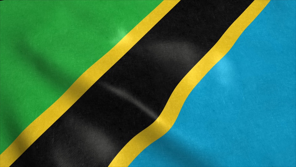 Tanzania Animated Flag – Revolt 3D – Stock HDRI – 3D – Video