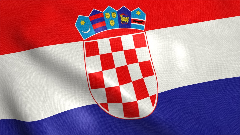 Croatia Animated Flag – Revolt 3D – Stock HDRI – 3D – Video