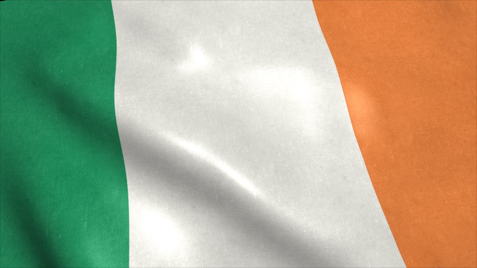Ireland Animated Flag – Revolt 3D – Stock HDRI – 3D – Video