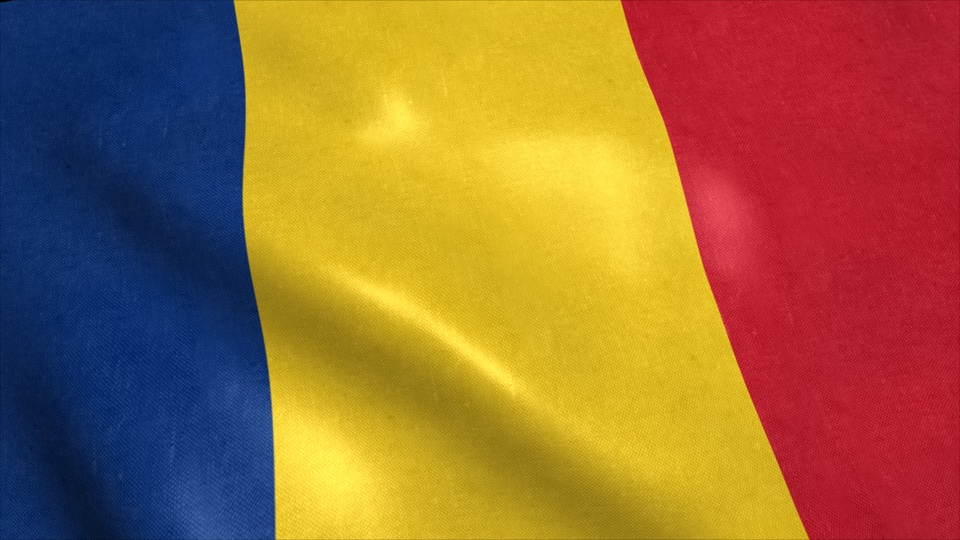 Romania Animated Flag – Revolt 3D – Stock HDRI – 3D – Video