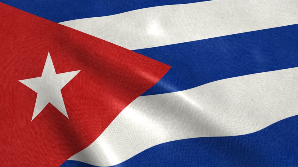 Cuba Animated Flag – Revolt 3D – Stock HDRI – 3D – Video