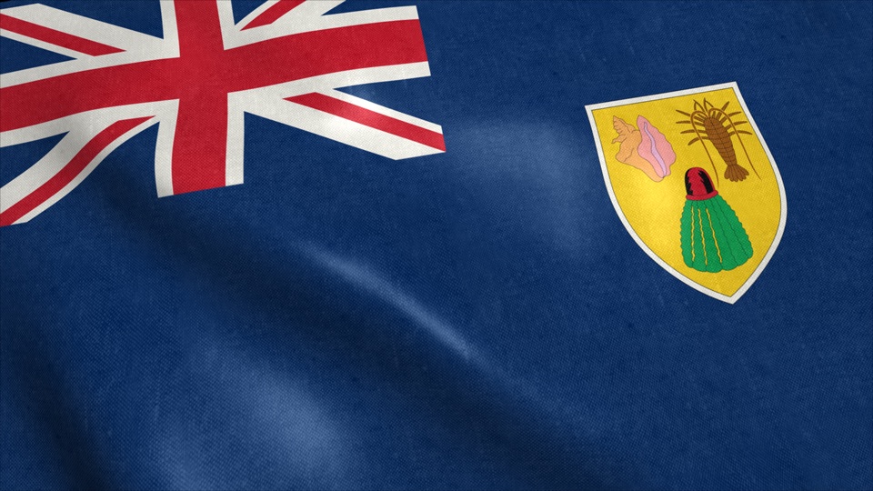 Turks and Caicos Islands Animated Flag – Revolt 3D – Stock HDRI – 3D ...