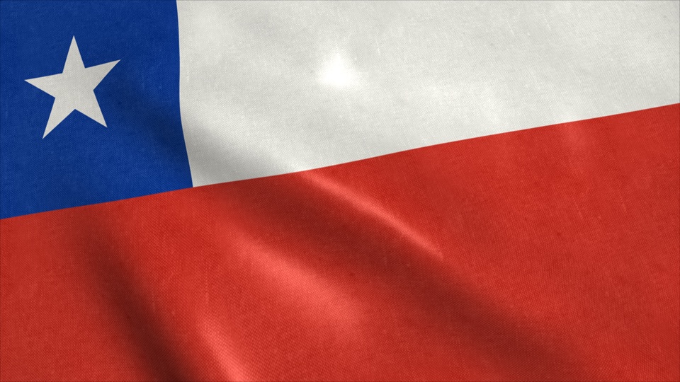 Chile Animated Flag – Revolt 3D – Stock HDRI – 3D – Video