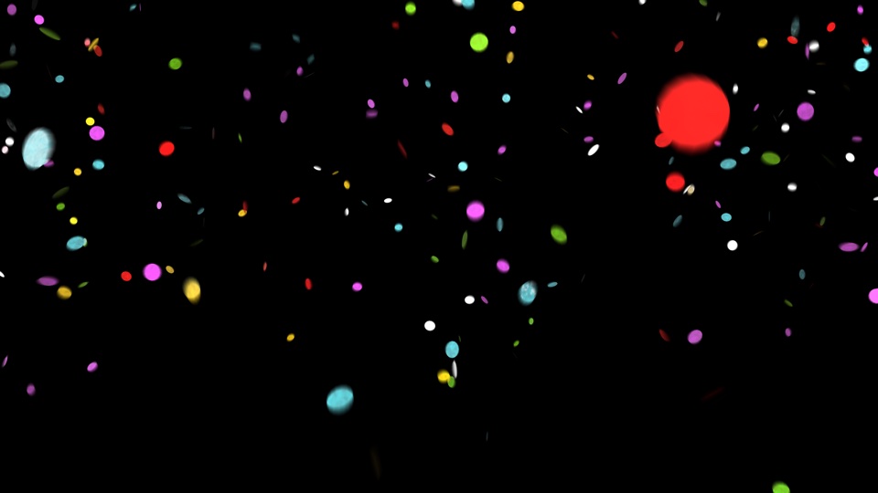 Confetti Explosion Close 3 Bottom – Revolt 3D – Stock HDRI – 3D – Video