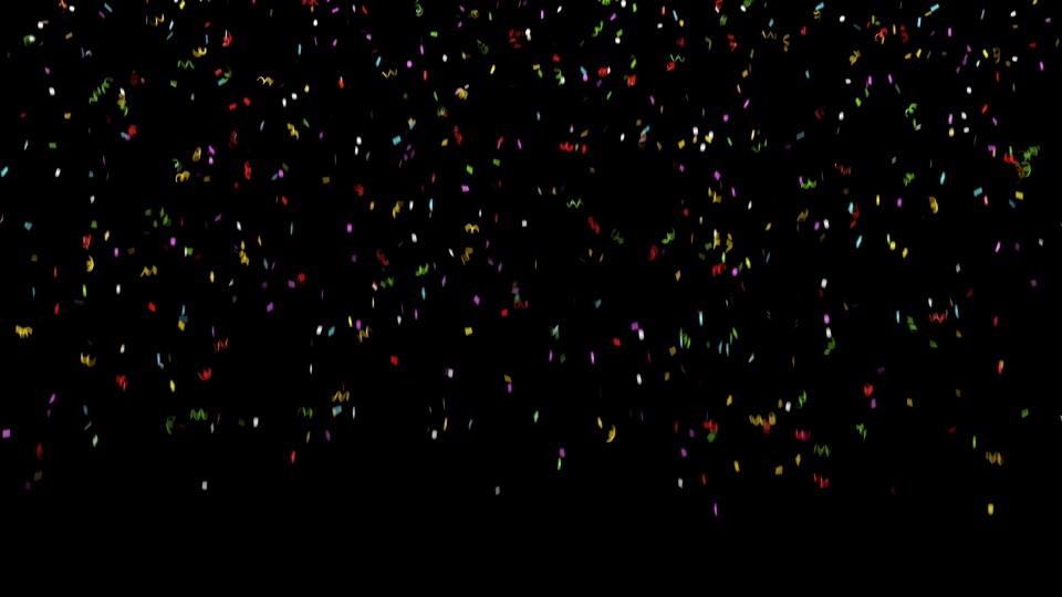 Confetti Burst Full Frame Bottom 1 – Revolt 3D – Stock HDRI – 3D – Video